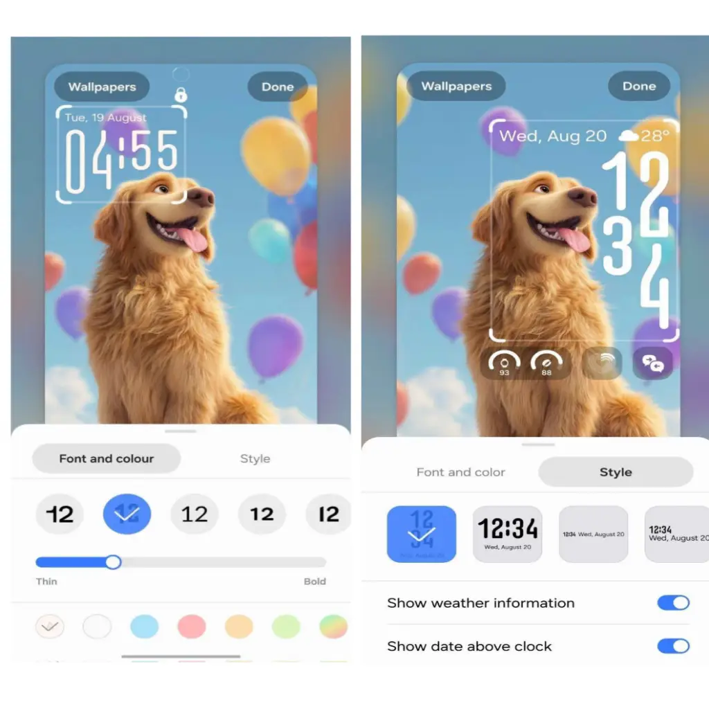 One UI 8 Beta 5 अपडेट: Samsung Galaxy S25 में आया नया Adaptive Clock ...